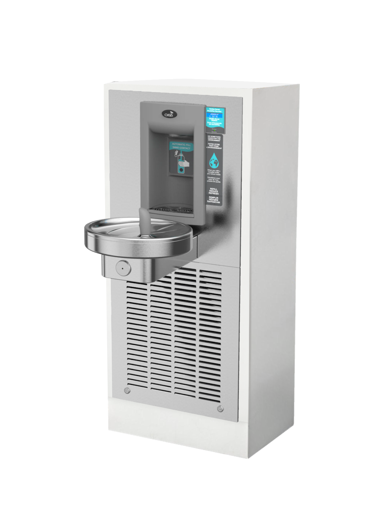 Aqua Cooler Oasis Free Standing Hydration Station - Refrigerated - Man ...